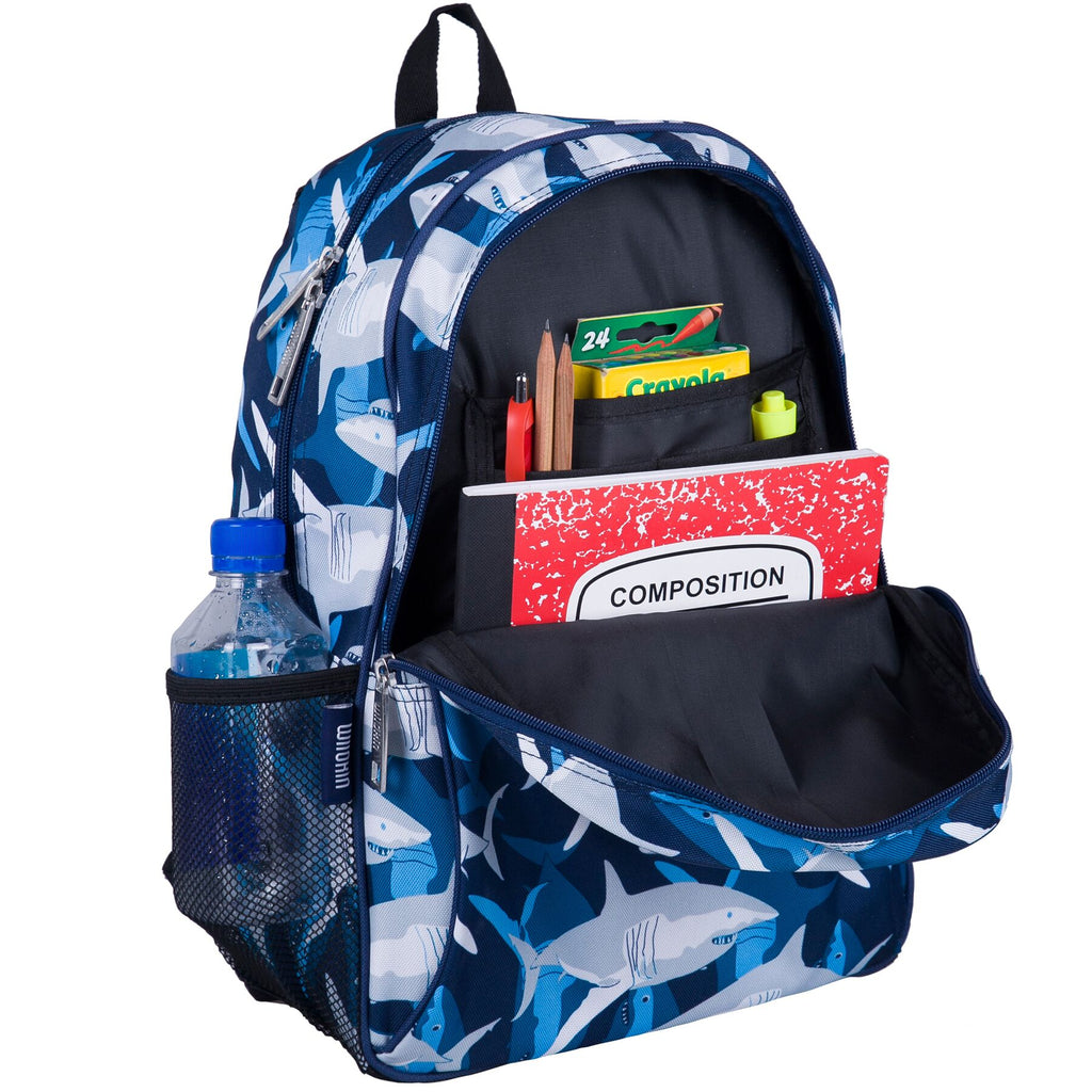 Wildkin Sharks Sidekick Backpack School Bag - Petit Fab Singapore