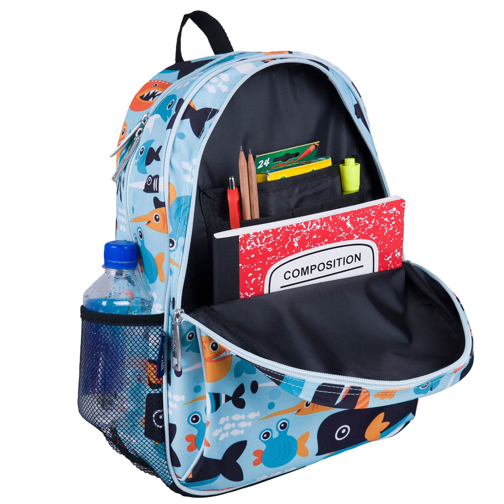 Wildkin Olive Kids Big Fish Sidekick Backpack School Bag – Petit Fab
